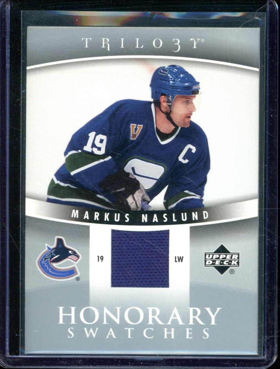 2006-07 Upper Deck Trilogy Honorary Swatches #HSMN Markus Naslund