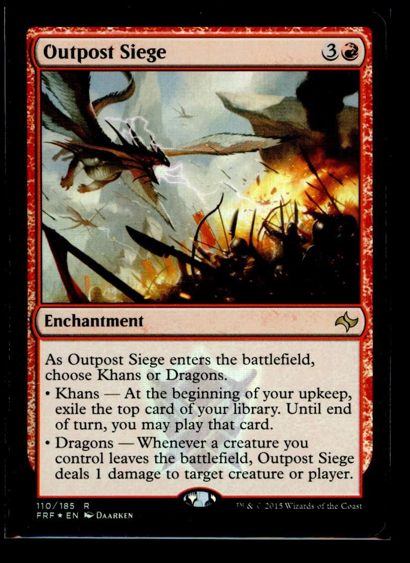 Magic the Gathering Outpost Siege FOIL Fate Reforged