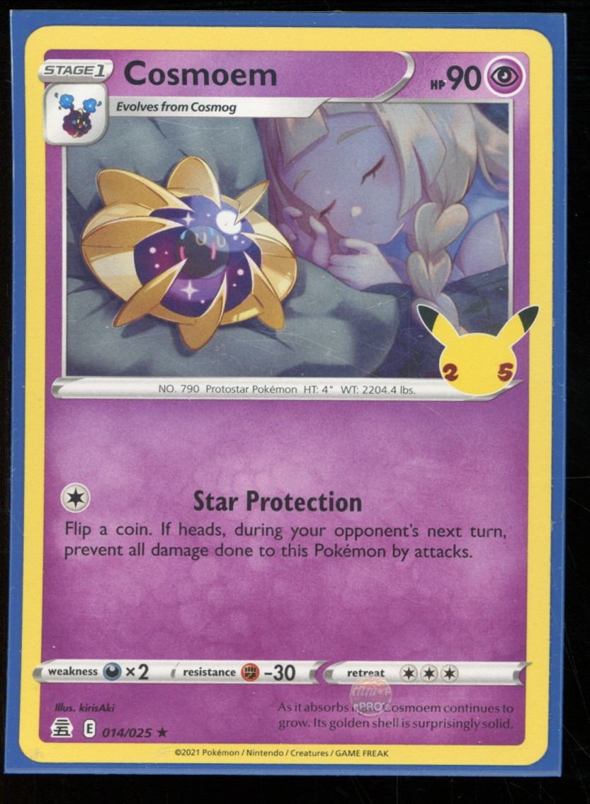 Pokemon Cosmoem HOLO - 014/025 - Rare Celebrations
