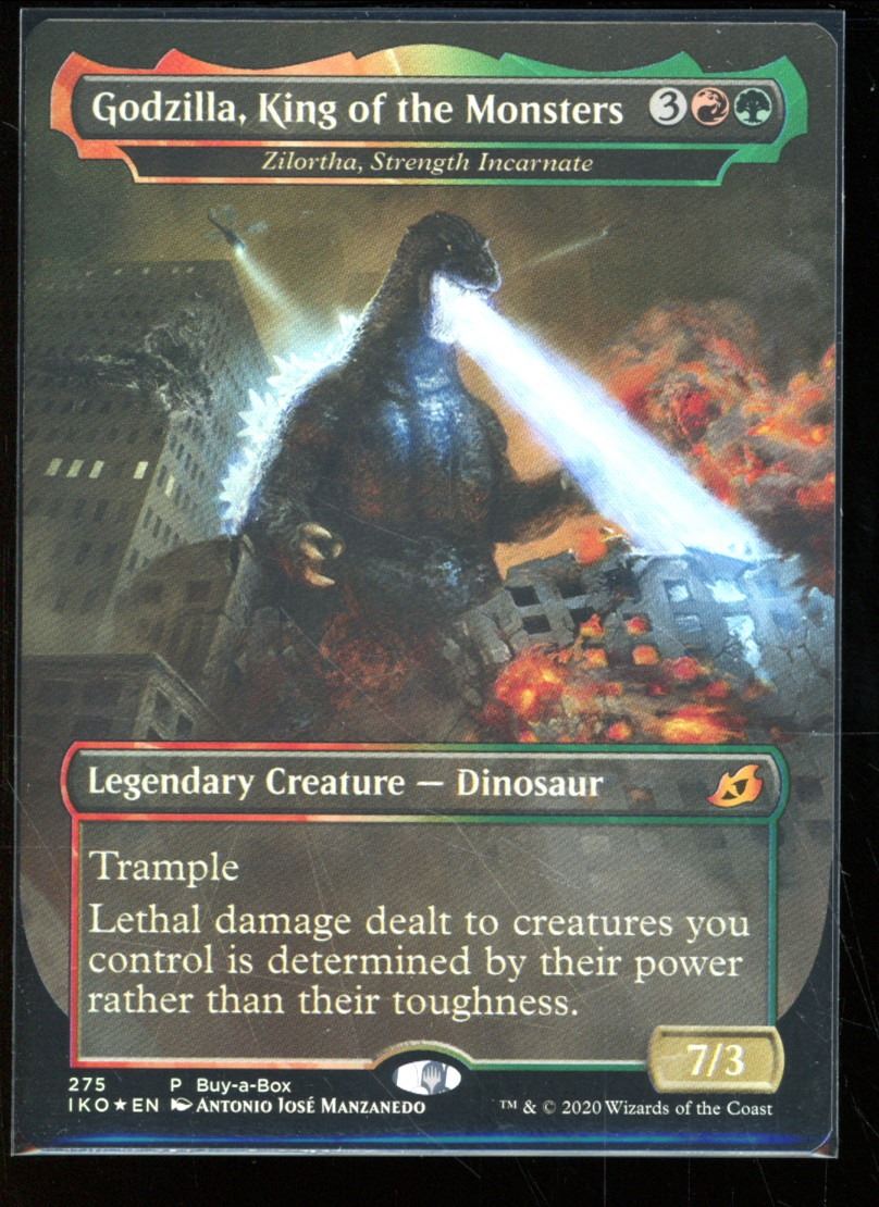 Magic the Gathering Godzilla, King of the Monsters FOIL ( Buy-A-Box ...