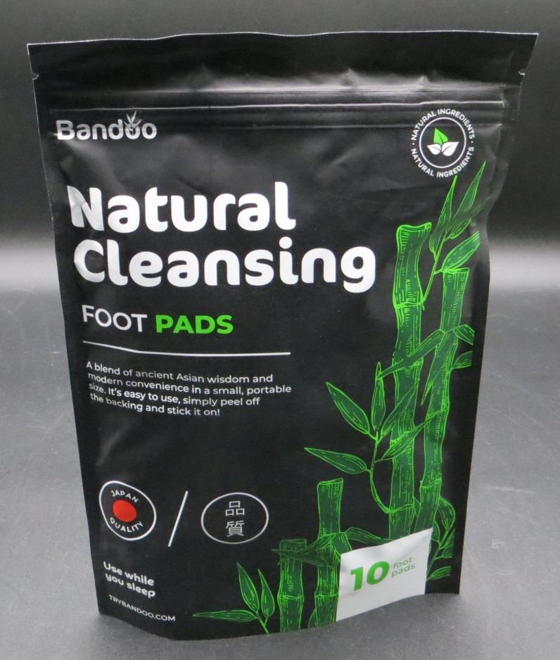 New Bandoo Original Natural Deep Cleansing Foot Pads Package of 10
