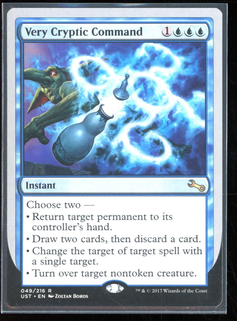 Magic the Gathering Very Cryptic Command Unstable
