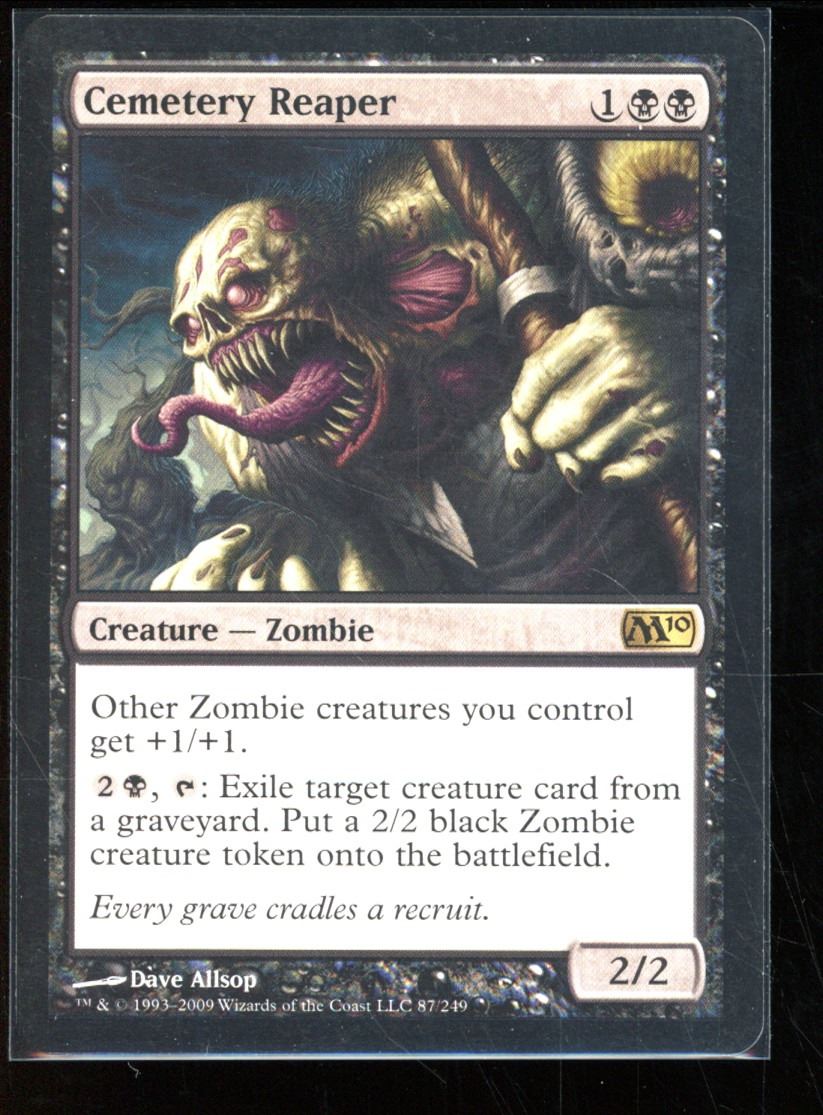 Magic The Gathering Cemetery Reaper Magic 2010