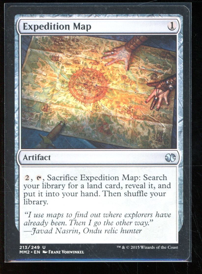 Magic the Gathering Expedition Map Modern Masters 2015