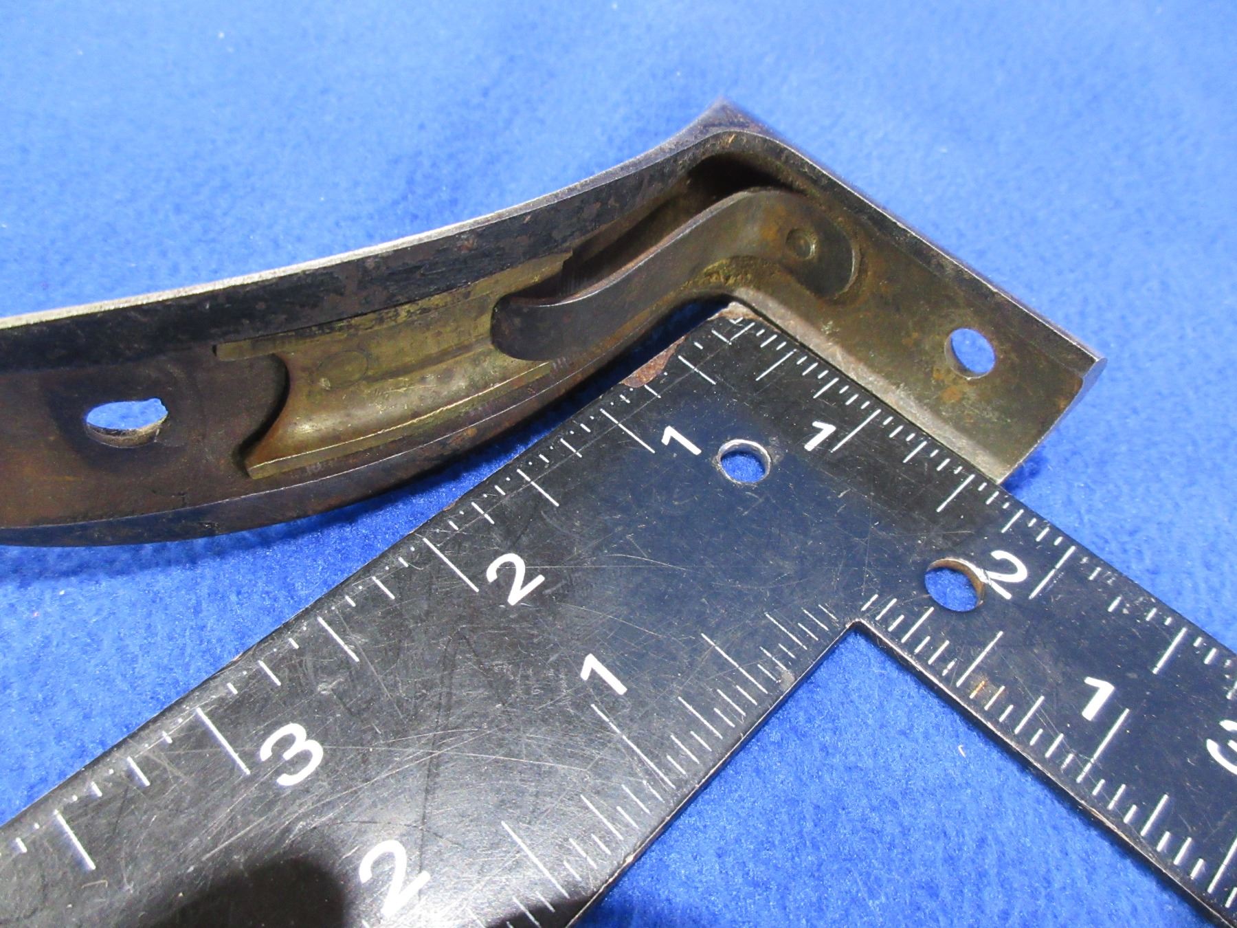 Winchester Crescent Metal Butt Plate w/ Trap Door - Possibly 1873