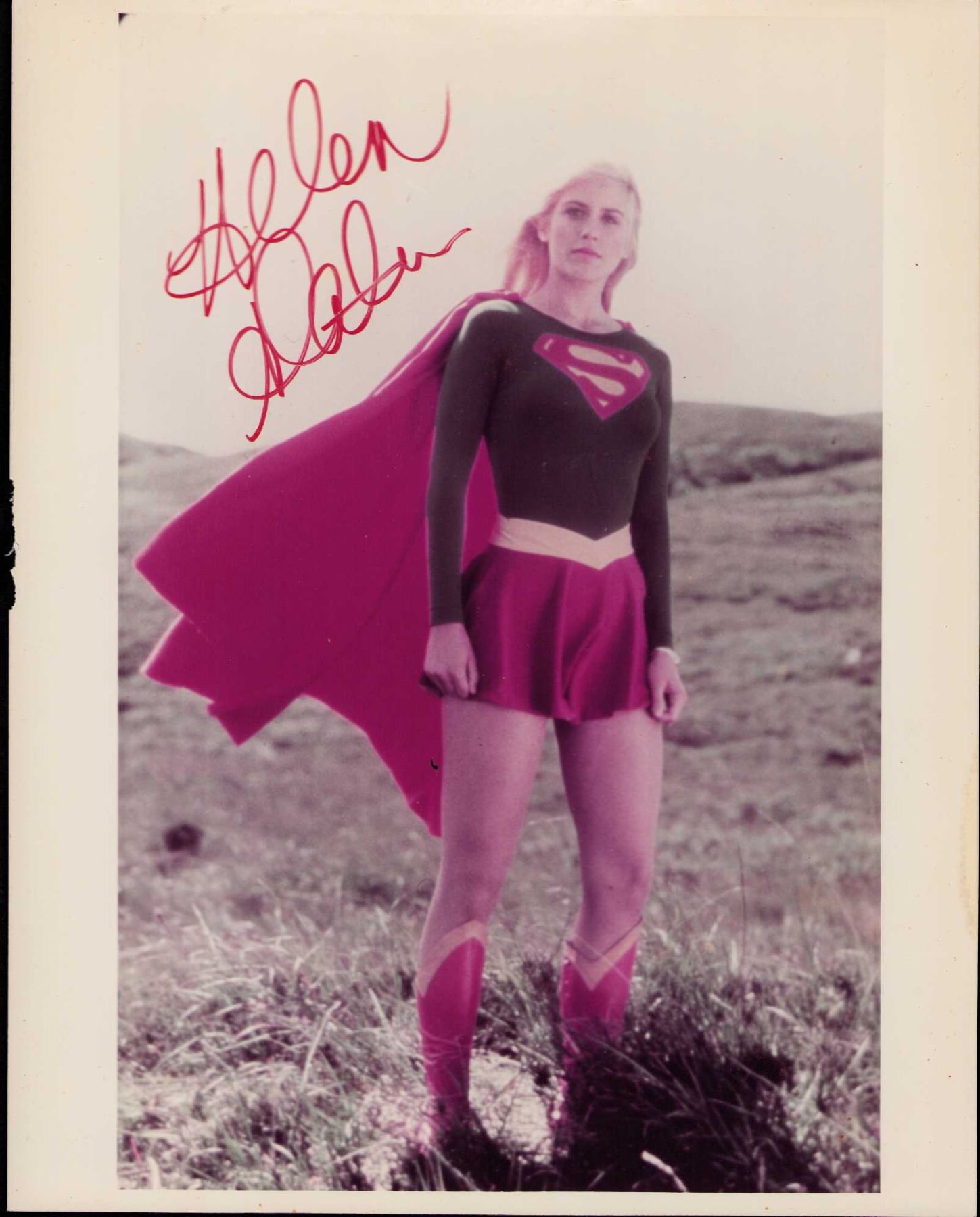 Helen Slater signed photo Supergirl
