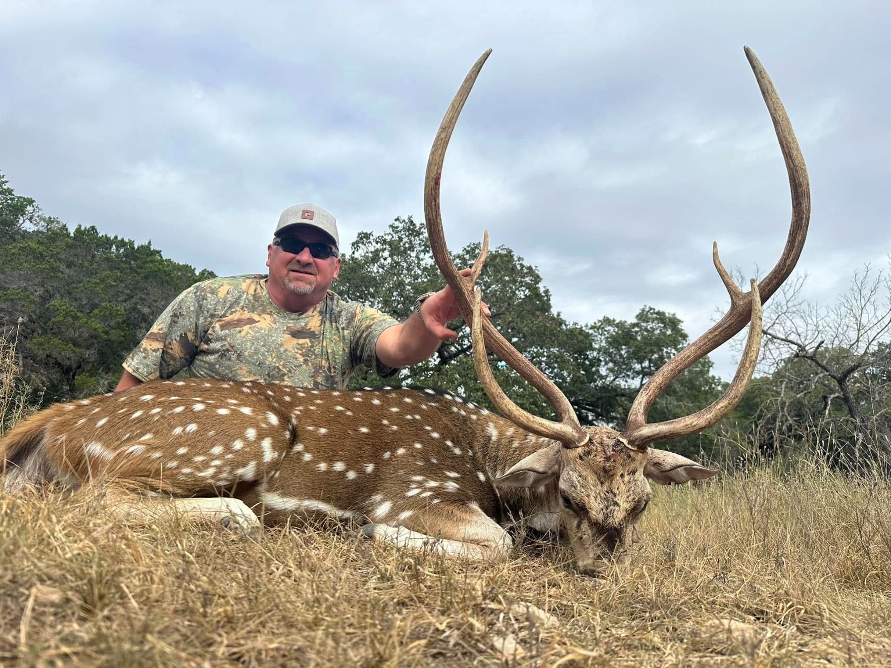 Texas Trophy Axis Buck Hunt for One Hunter and One Guest with Pope ...