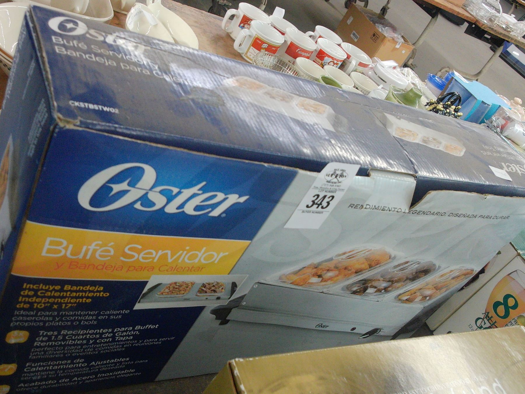 Oster Buffet Server 3 Comp Warming Tray