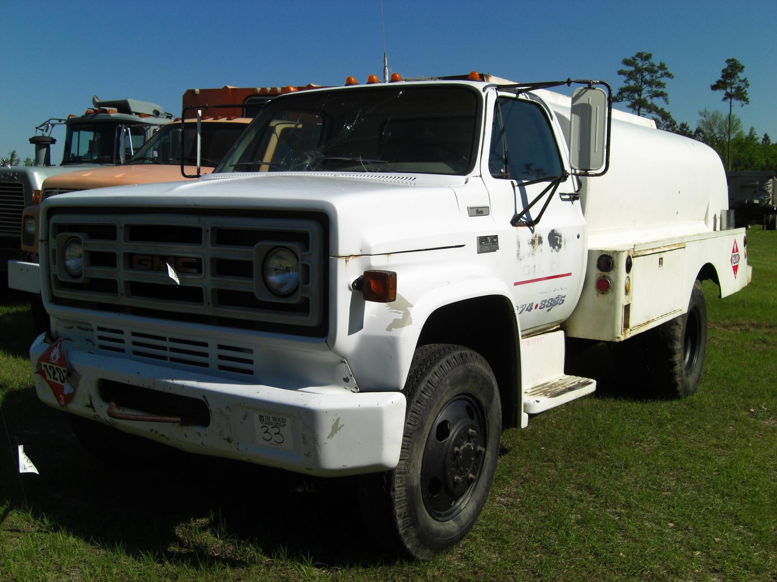 1977 GMC 6000 FUEL TRUCK - J.M. Wood Auction Company, Inc.