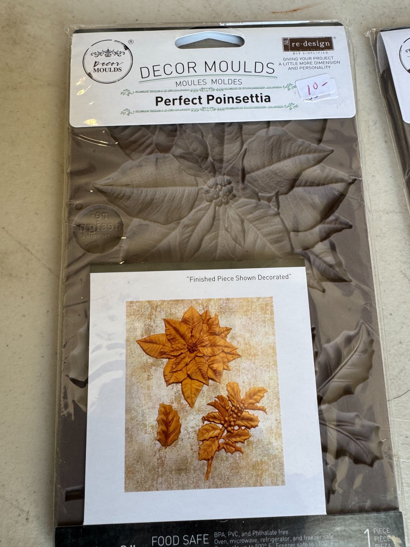 Redesign decor molds, perfect poinsettia