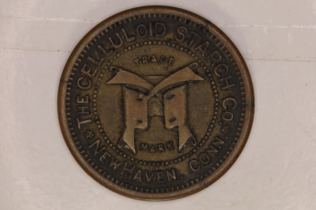 THE CELLULOID STARCH CO. CONNECTICUT TOKEN