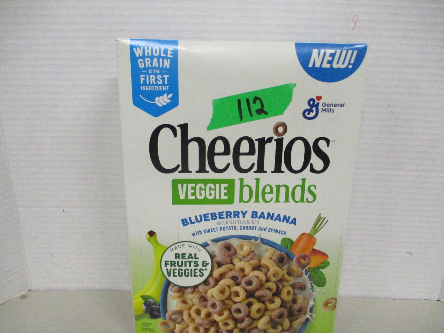 FREIGHT DAMAGE (AS IS): CHEERIOS VEGGIE BLEND BLUEBERRY BANAN CEREAL ...