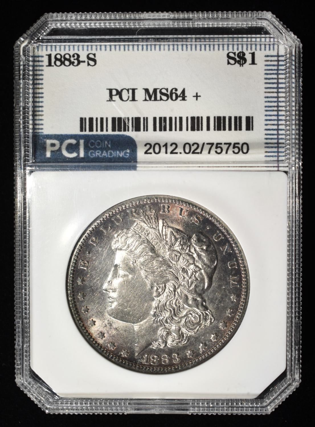 1883-S MORGAN DOLLAR PCI CH/GEM BU