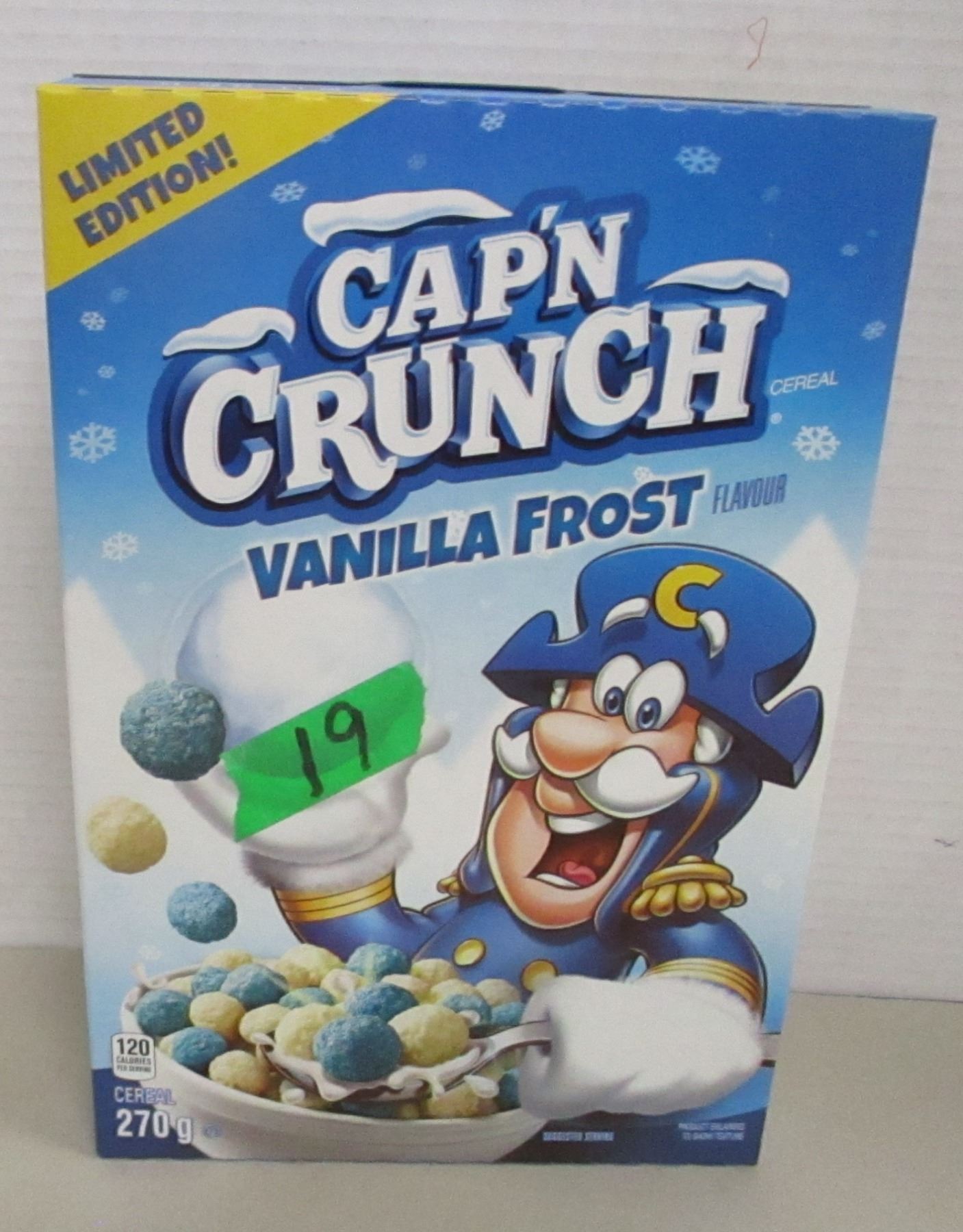 FREIGHT DAMAGE (AS IS): CAPTAIN CRUNCH VANILLA FROST FLAVOR CEREAL ...