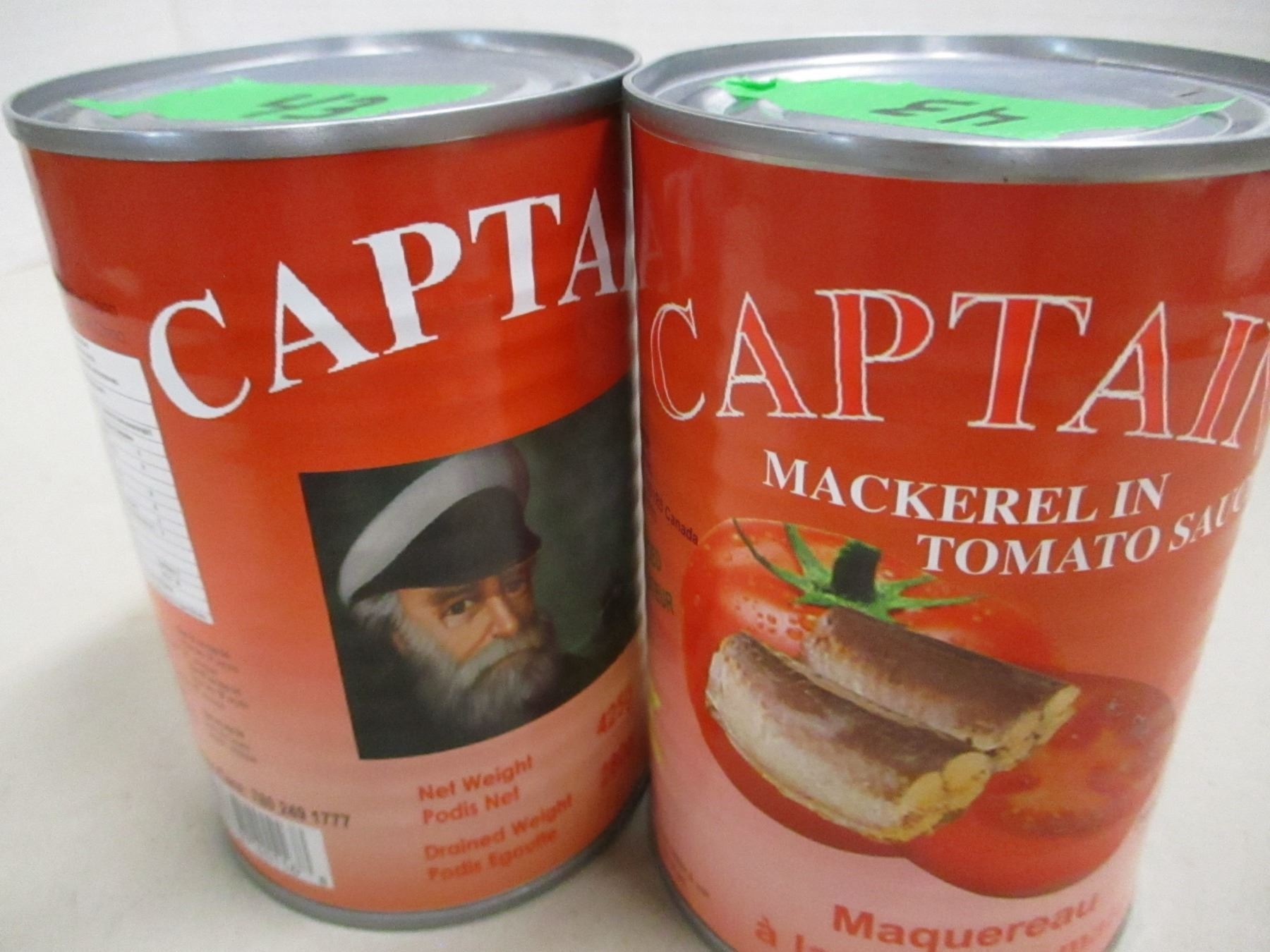 FREIGHT DAMAGE (AS IS): MACKEREL IN TOMATO SAUCE (2 CANS X 425 G)