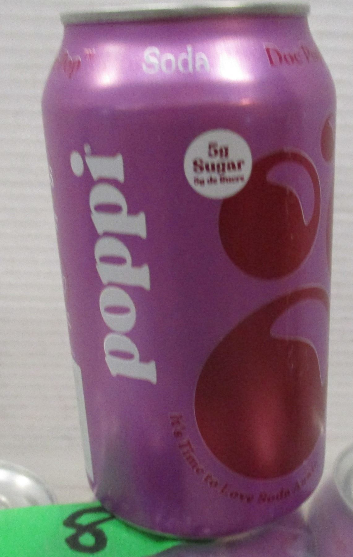 NEW: POPPI DOC POP SODA ENERGY DRINK (6 CANS) - PACK