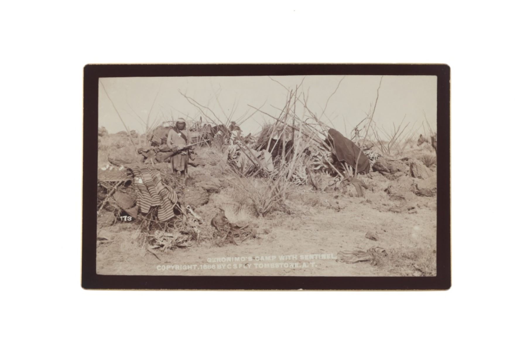 C. S. Fly Boudoir, "Geronimo's Camp With Sentinel"