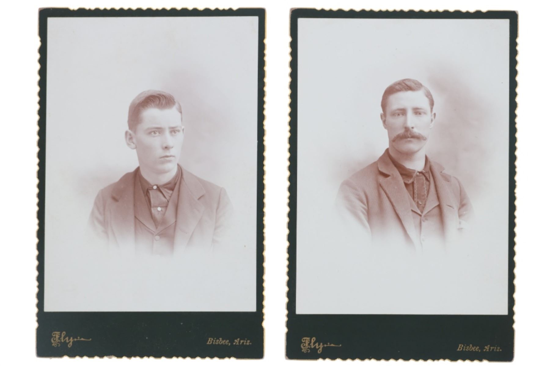 C.S. Fly Studio Portrait Photos Of Young Men 1890s