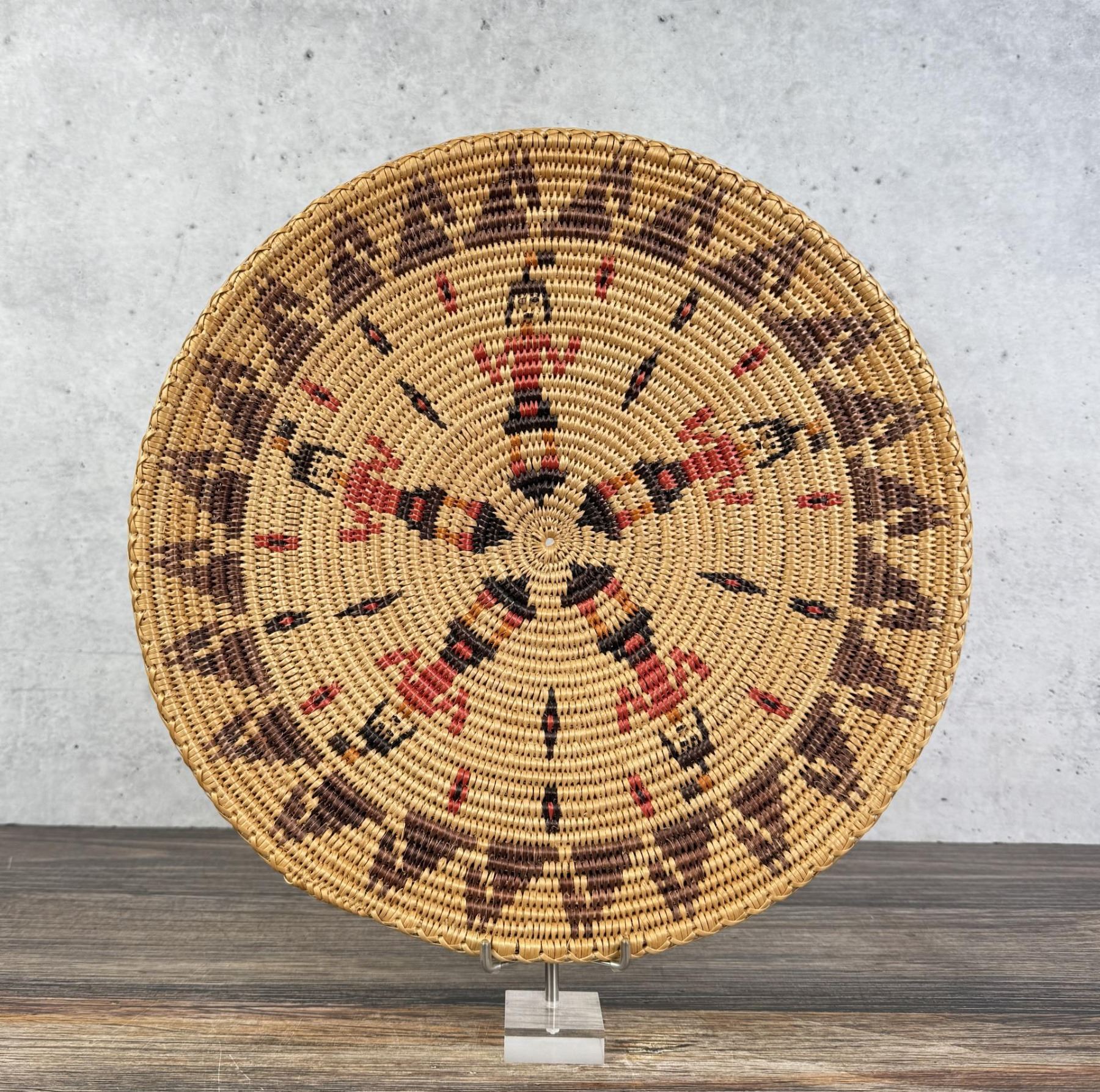Black Family Navajo Basket