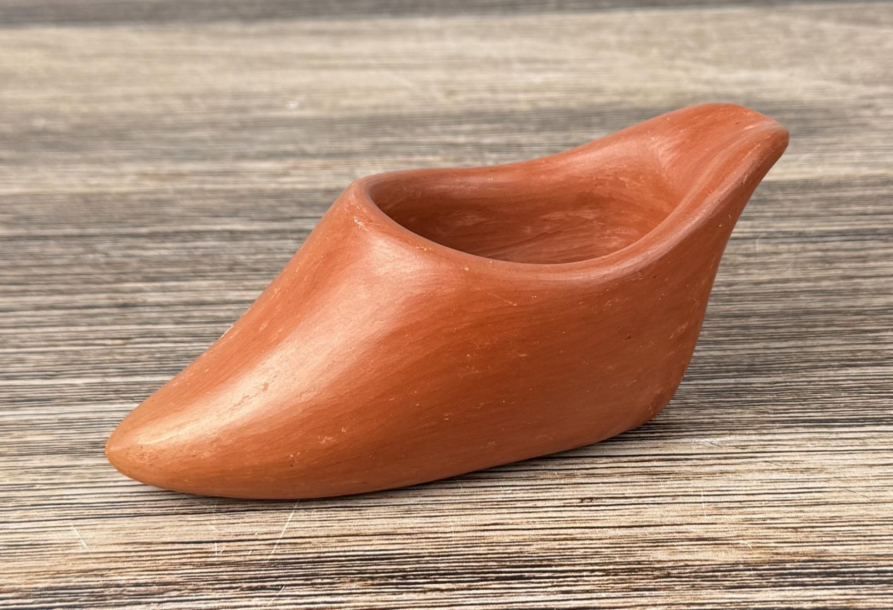 Laura Tafoya Santa Clara Pueblo Pottery Boot Shoe