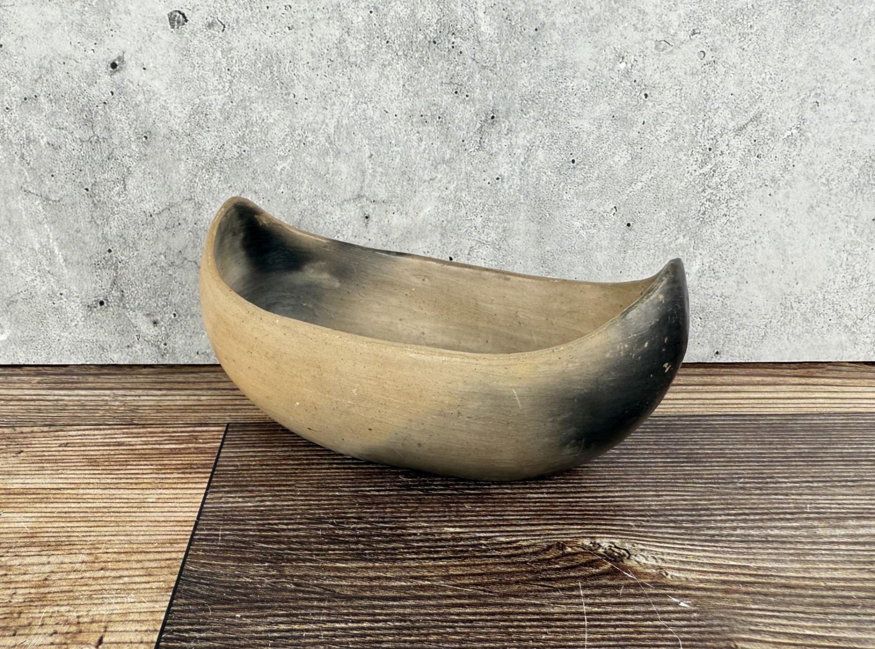 Cherokee Catawba Pottery Canoe