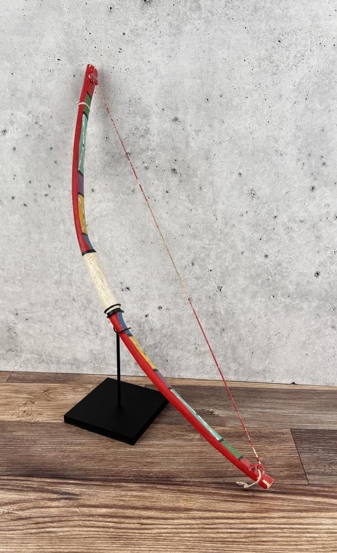 Hopi Pueblo Polychrome Painted Bow