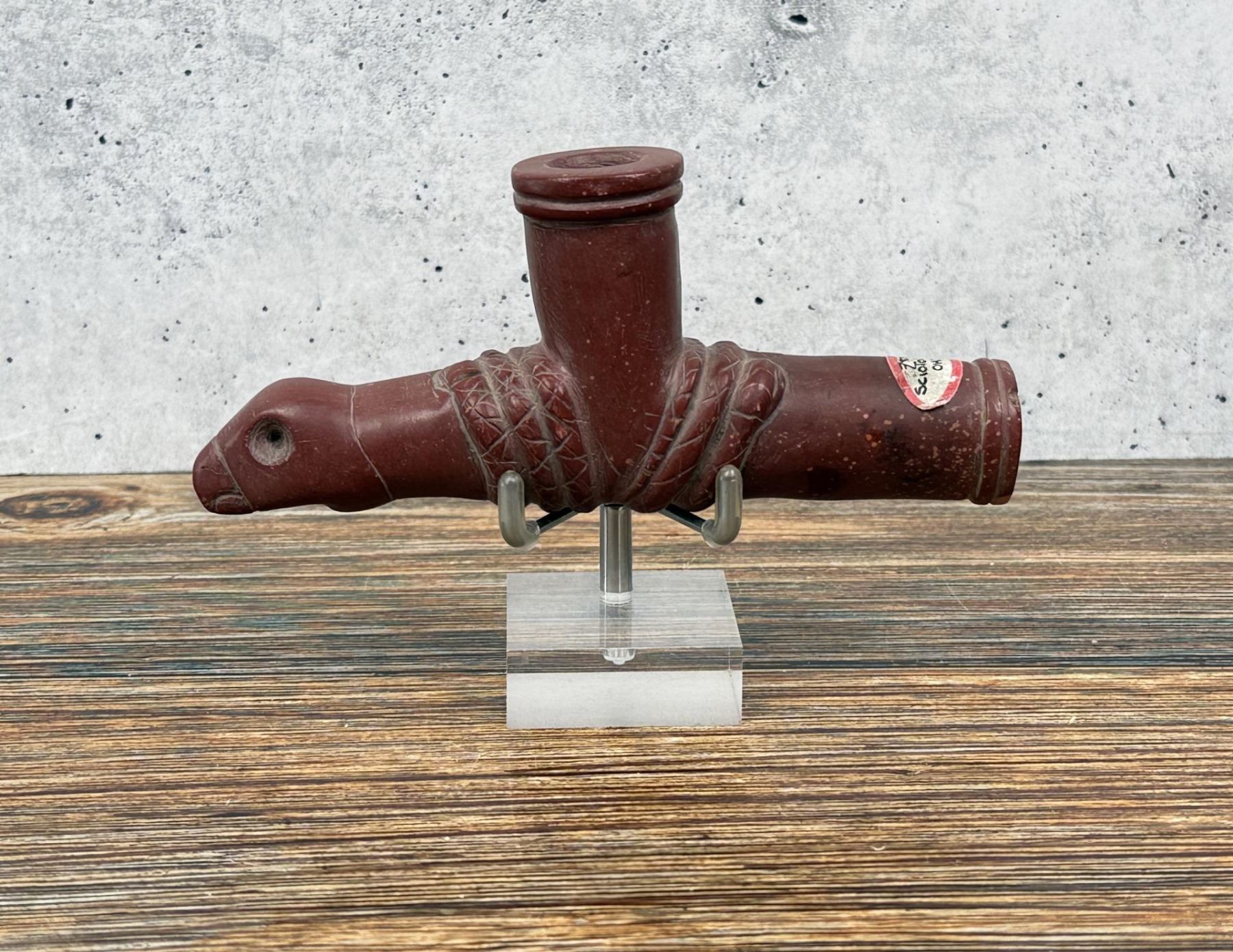 Scioto Ohio Native American Indian Carved Pipe