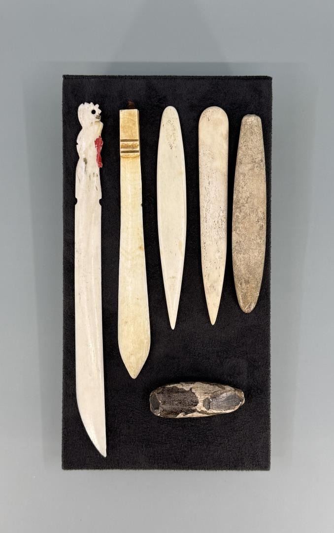 Alaskan Inuit Eskimo Whale Bone Tools