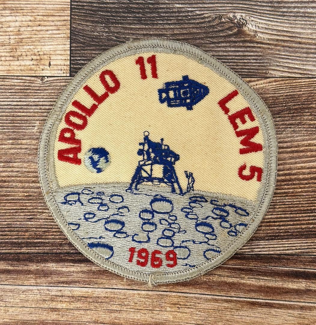 Original Vintage Apollo 11 LEM 5 NASA Patch 1969