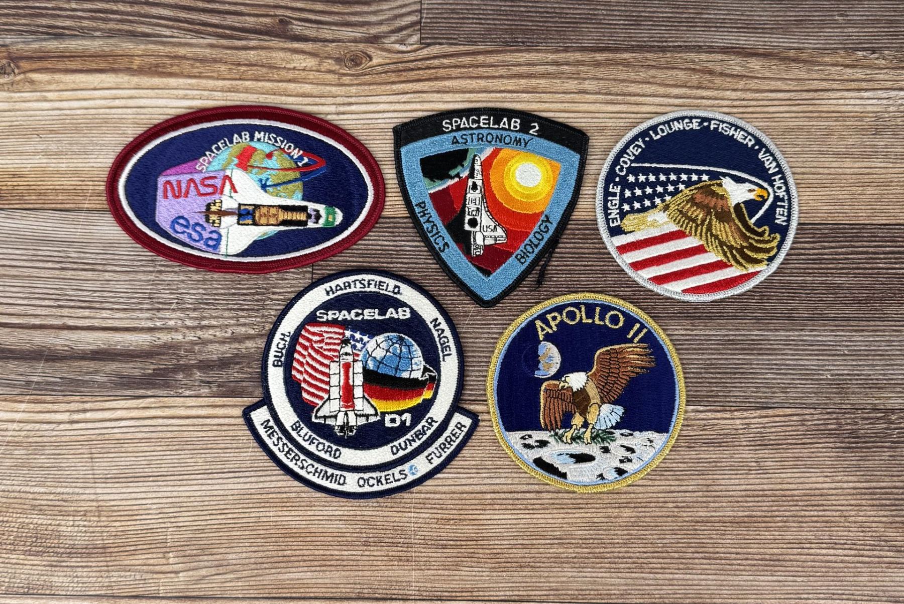 Collection Of NASA Mission Patches