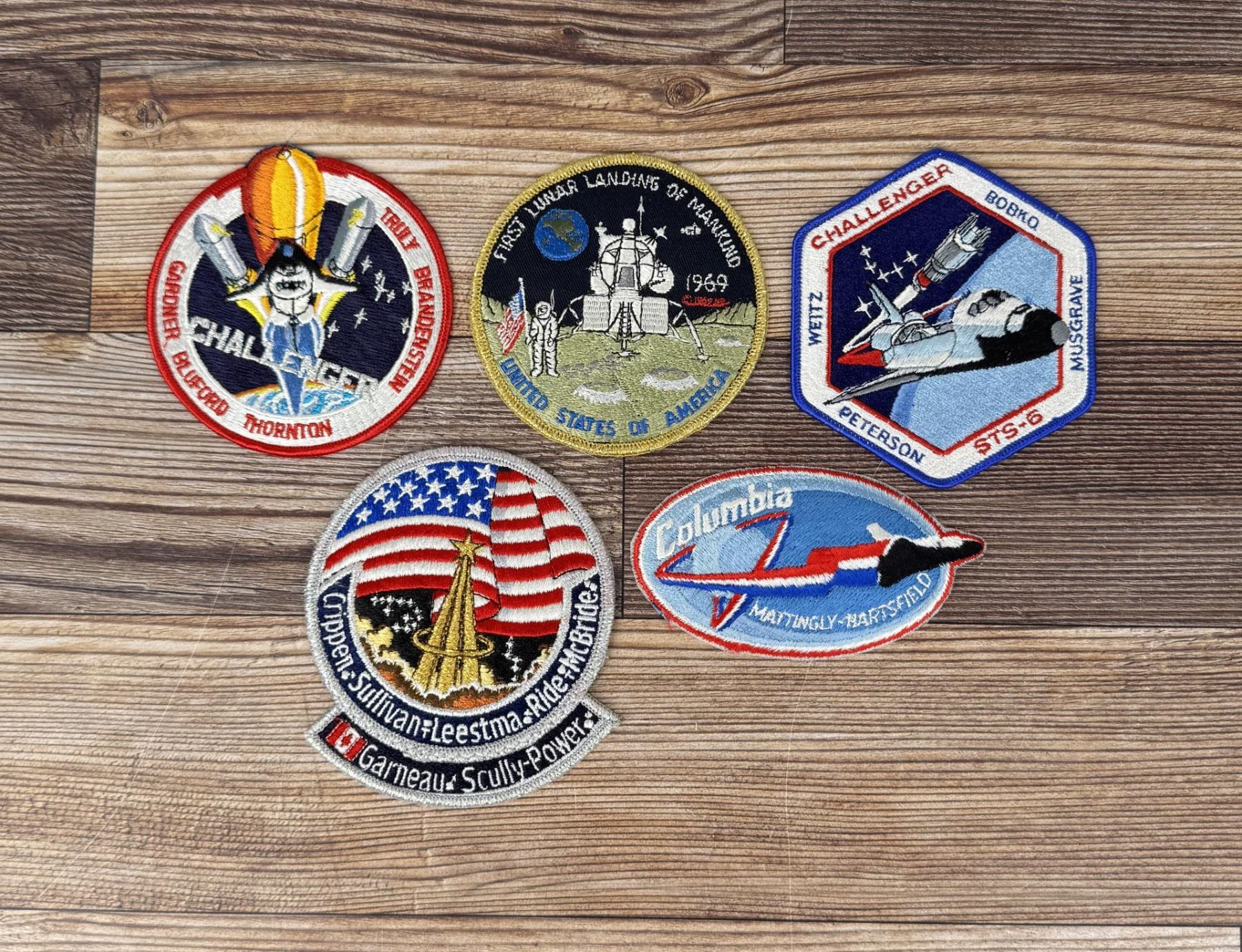 Collection Of NASA Mission Patches