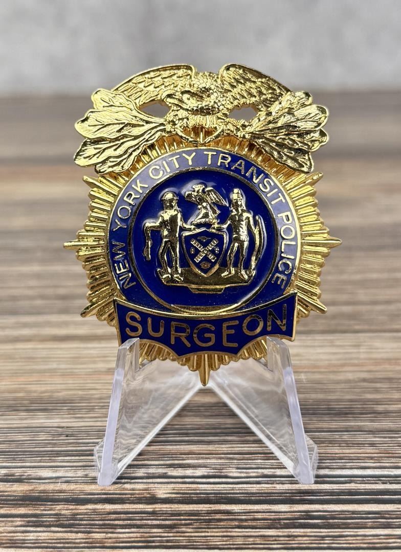New York City Transit Police Surgeon Badge
