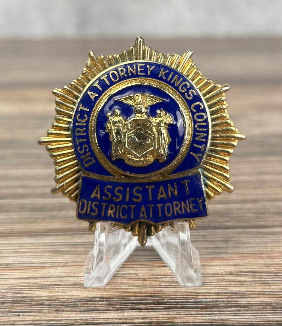 New York City Assistant District Attorney Badge