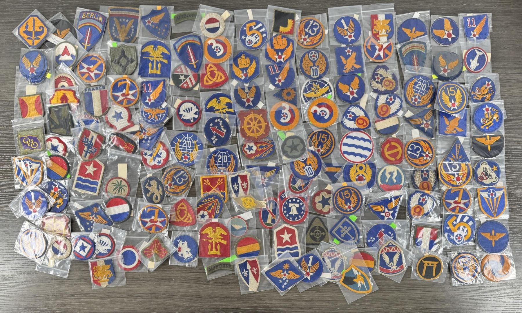 Large Collection Of US Military Unit Patches