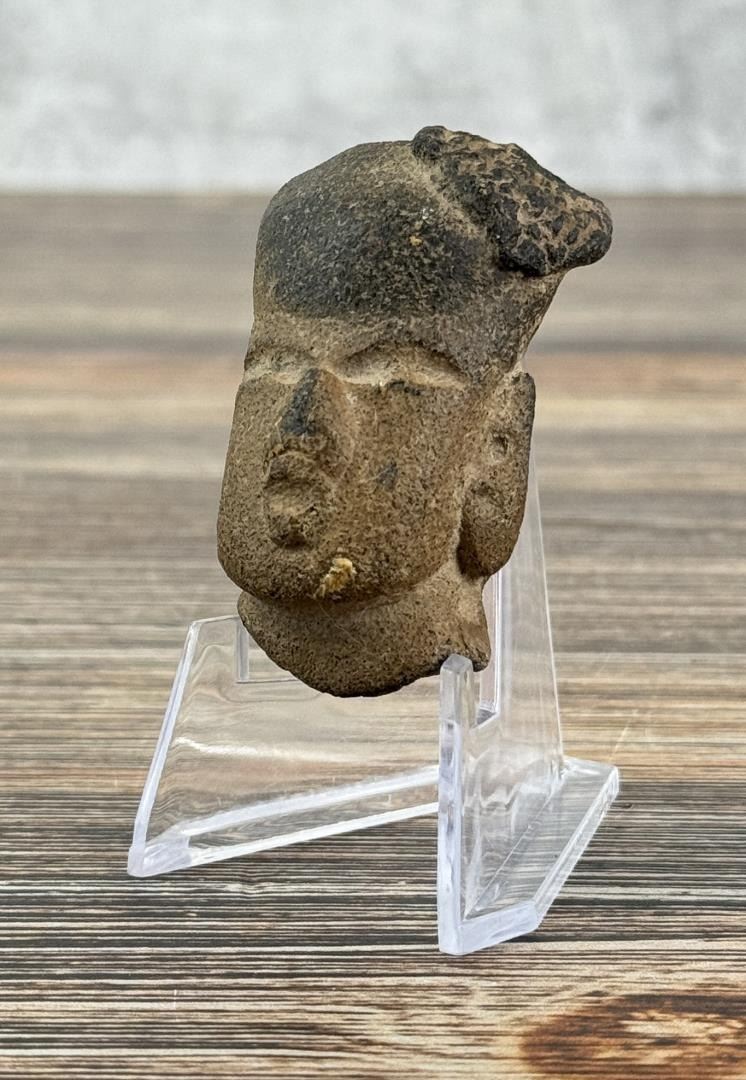 Ancient Mayan Terracotta Effigy Head