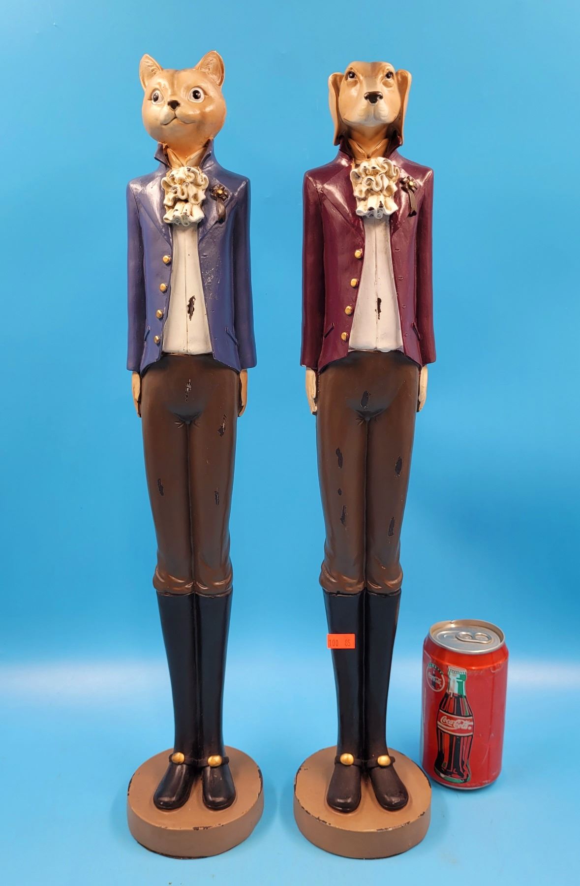 2 Anthropomorphic Animal Figures