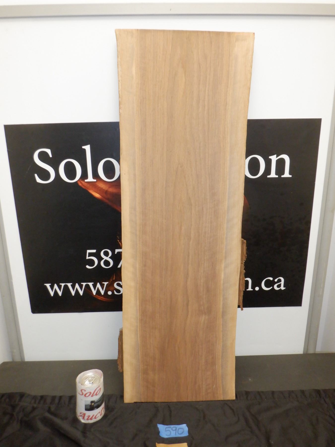 Air dried Walnut measures 40" x 13" inches wide
