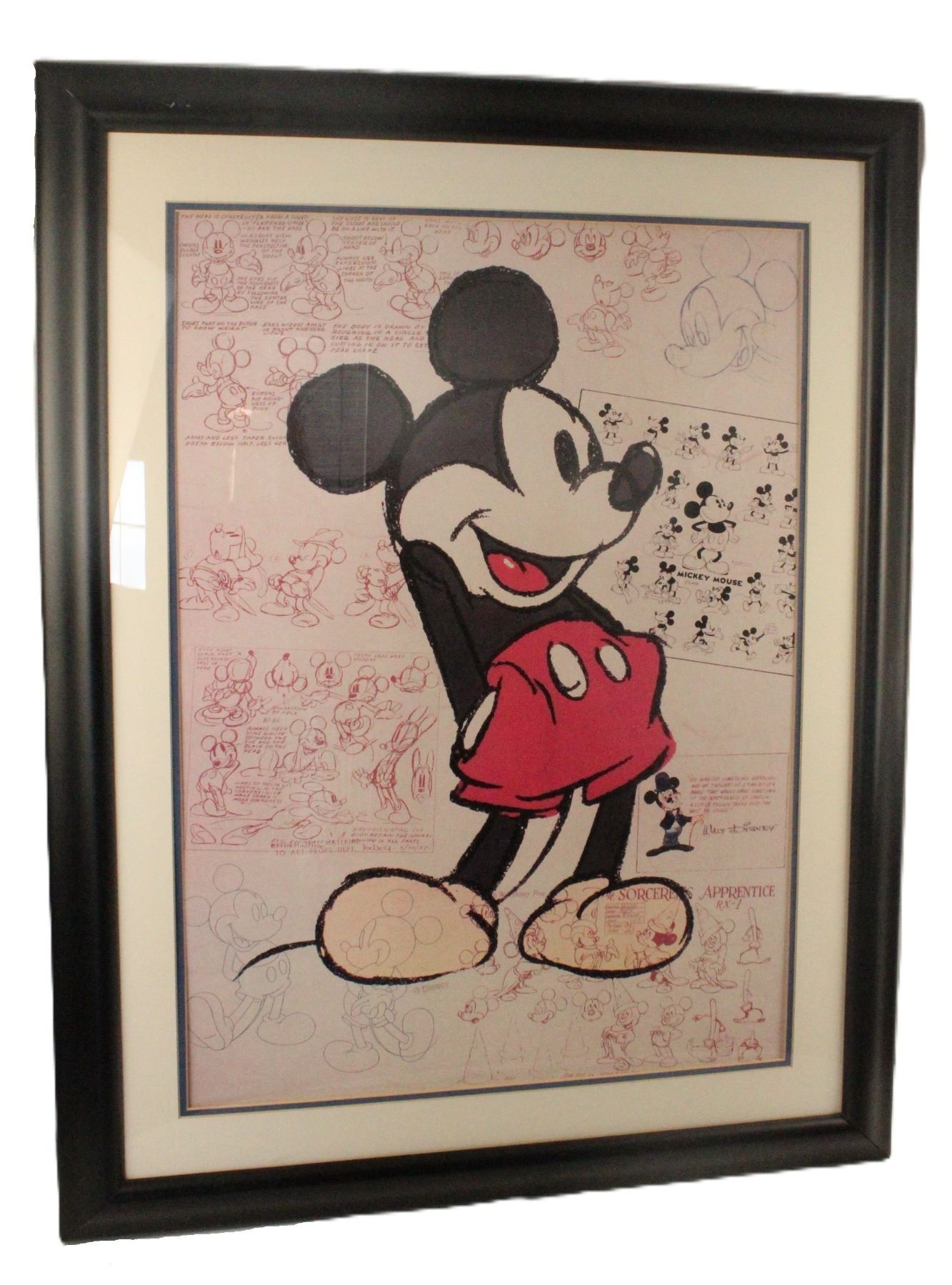 A Limited Edition Large Ralph Kent Mickey Mouse Print.