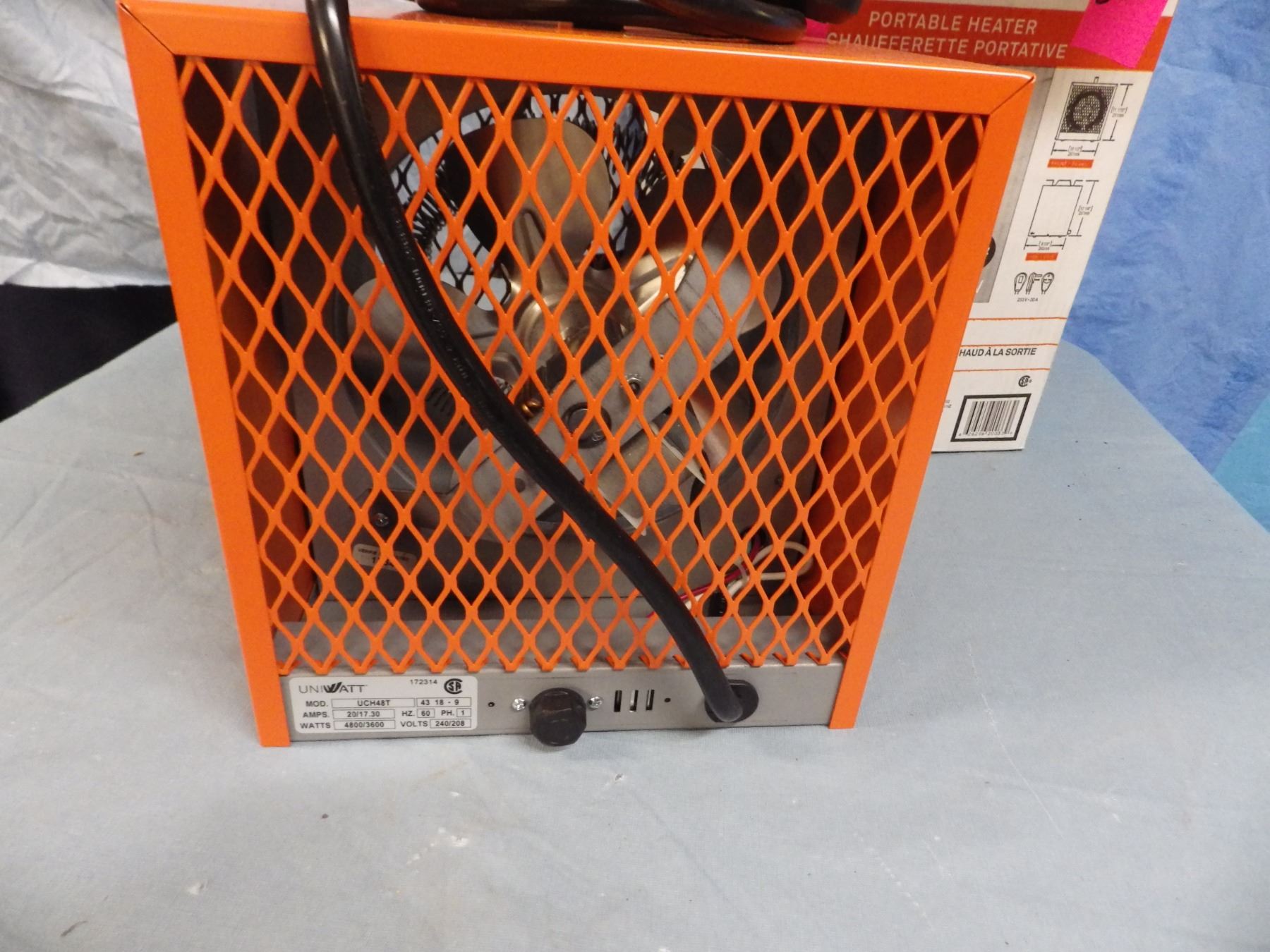 Uniwatt Heater 4800 Watts Portable 240 Volt