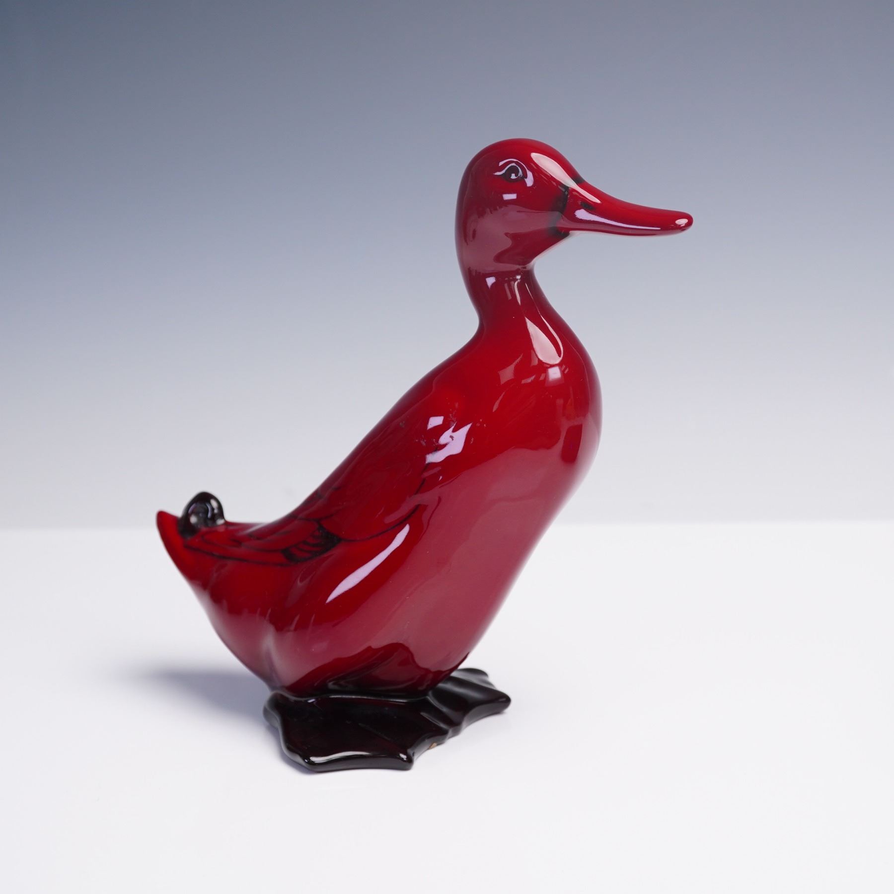 Royal Doulton Flambe Figurine, Mallard Drake Standing