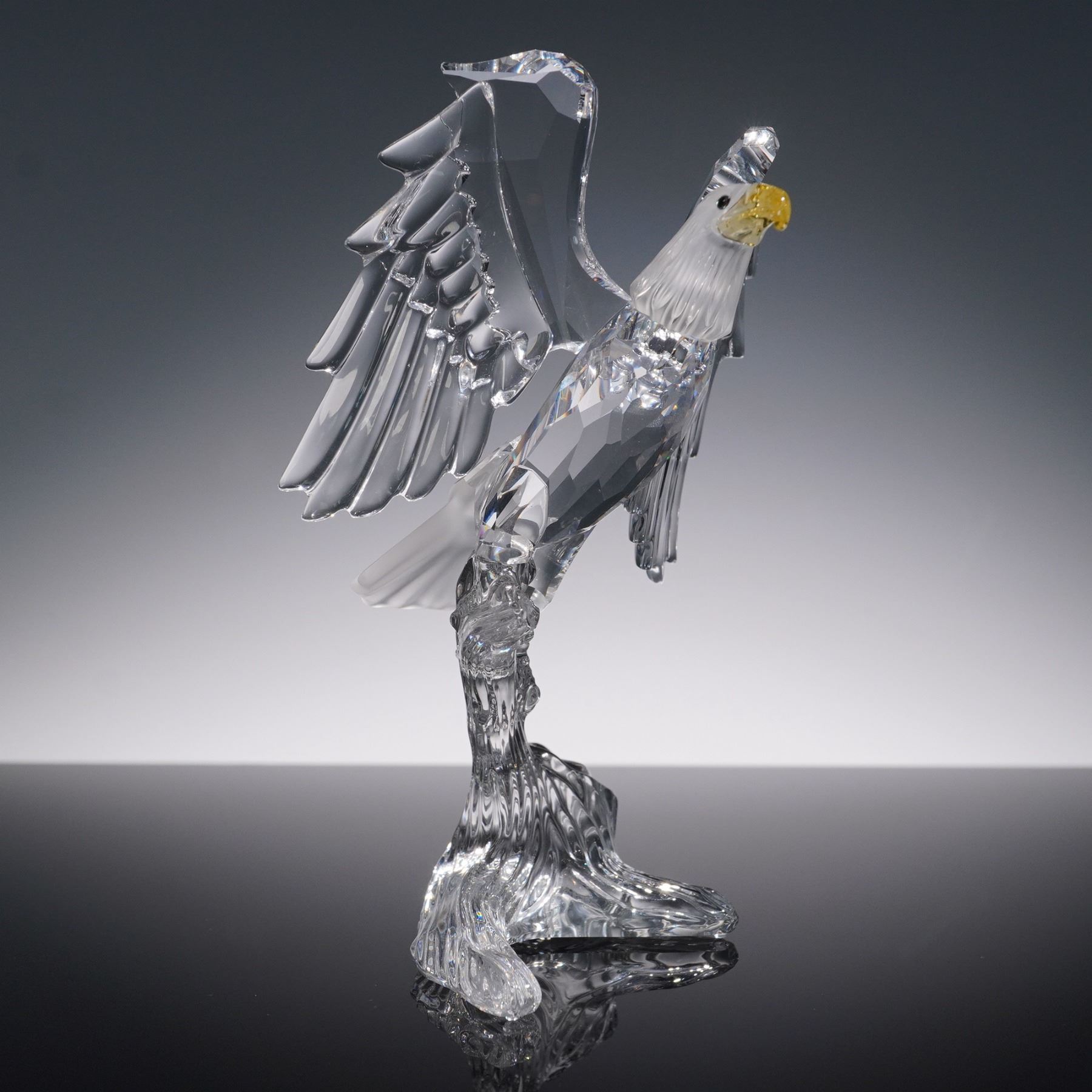 Swarovski Crystal Eagle Figurine with Box