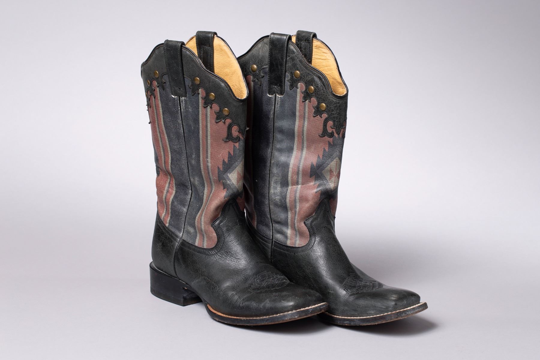 75th Anniversary Navajo Arts & Crafts Enterprise Handmade Roper Boots