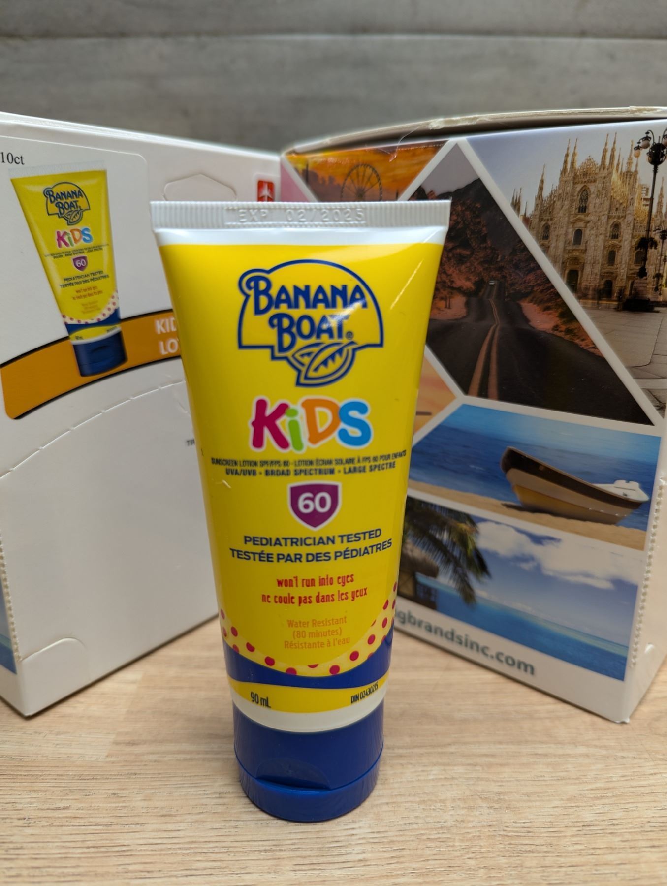 Banana Boat Kids Sunscreen Lotion SPF 60, 90ml - Lot of 20 (2 Cases)