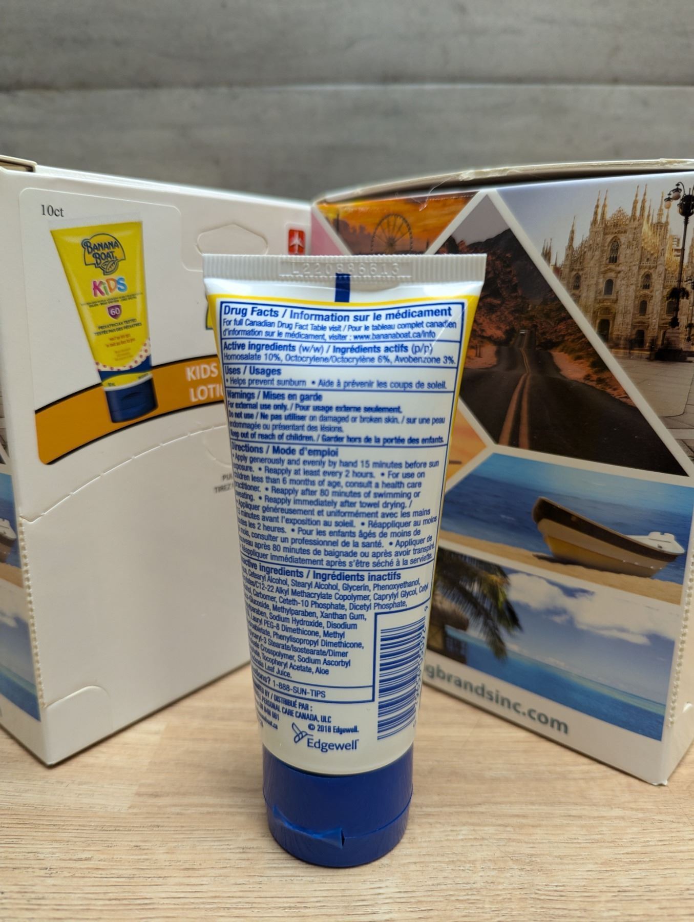 Banana Boat Kids Sunscreen Lotion SPF 60, 90ml - Lot of 20 (2 Cases) | AR