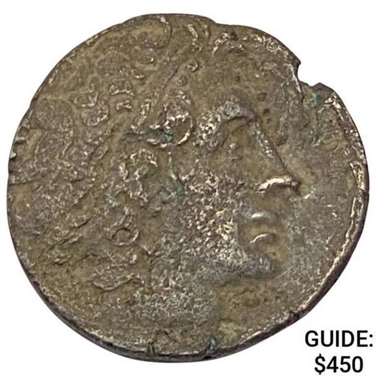 Greek Ptolemy XIII 55-51 BC Tetradrachm NEARLY UNCIRCULATED