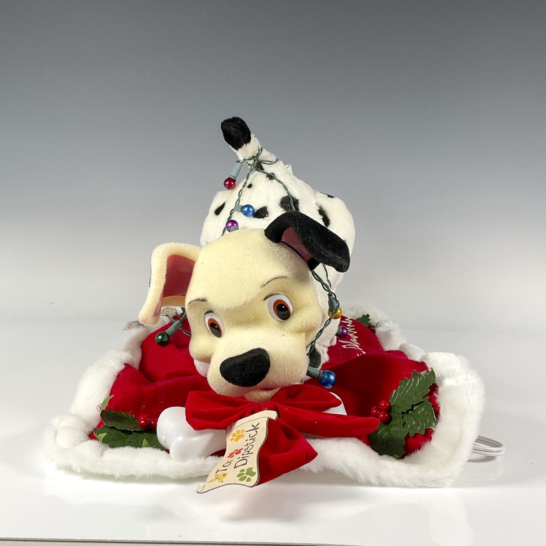 Disney Telco Christmas Light & Motion Figure, 101 Dalmatians