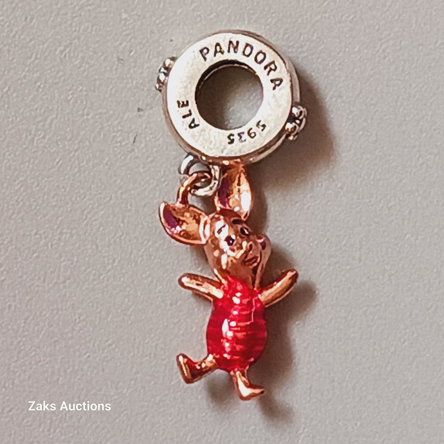 ALE Pandora Disney Winnie the Pooh Piglet Dangle Charm - Sterling Silver