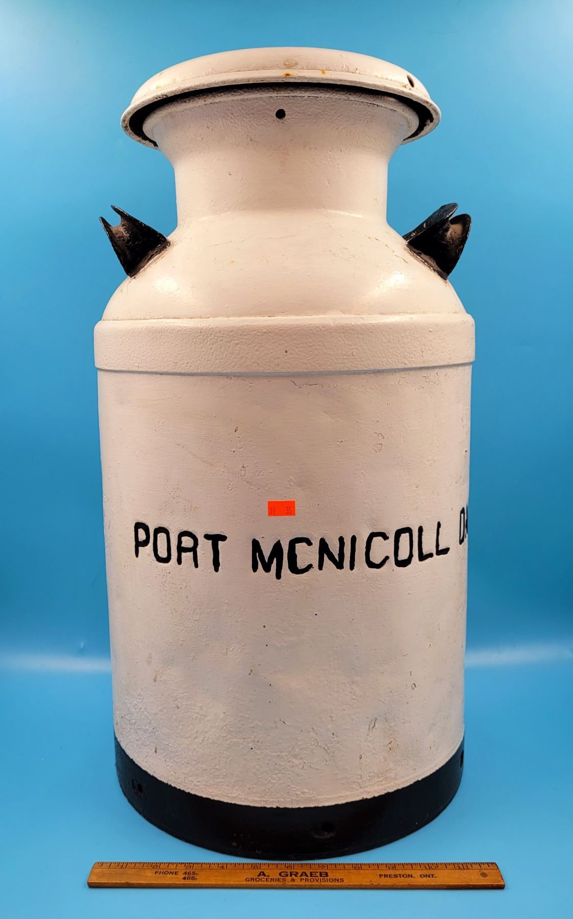 Antique Port Mcnicoll Milk Can