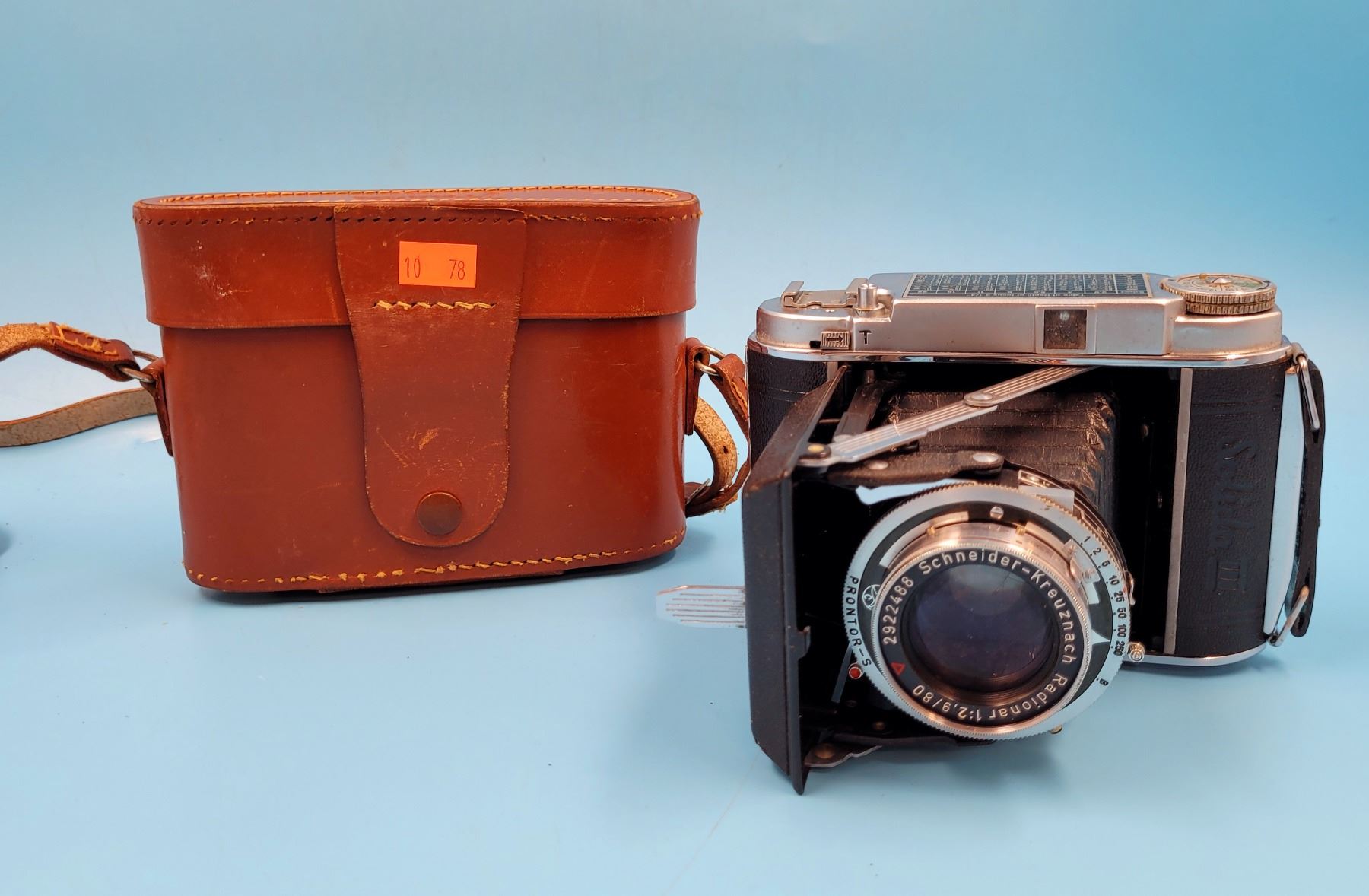 Franka Solida III Folding Camera Made in Germany - US Zone w/ Case