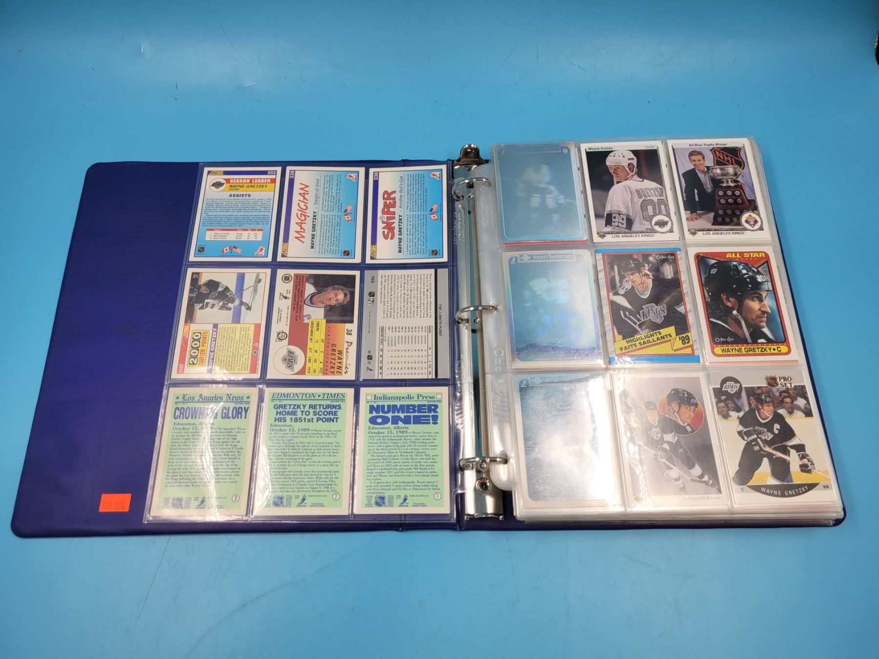Binder Full Of Misc. Hockey Cards